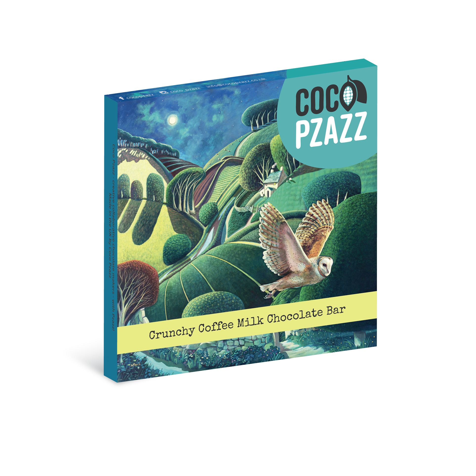 Jo March Crunchy Coffee Milk Chocolate Bar 80g – Coco Pzazz